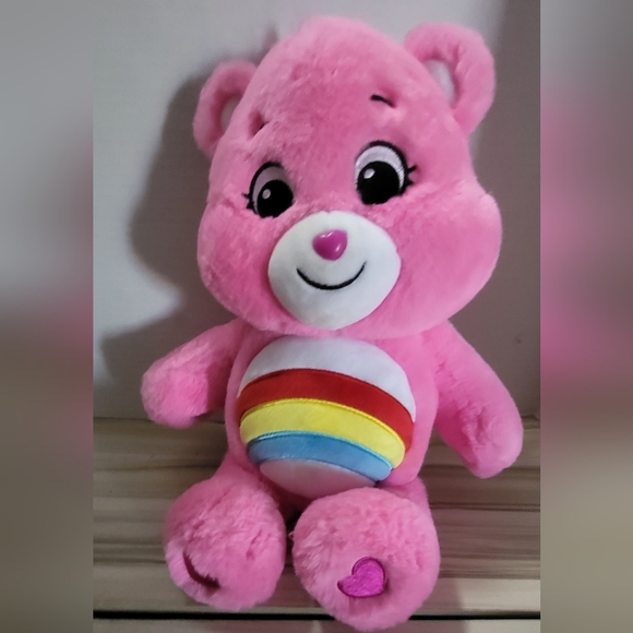 Basic Fun | Toys | 220 Basic Fun Care Bears Cheer Bear Rainbow Pink Plush Stuffed Animal Toy 4 ...